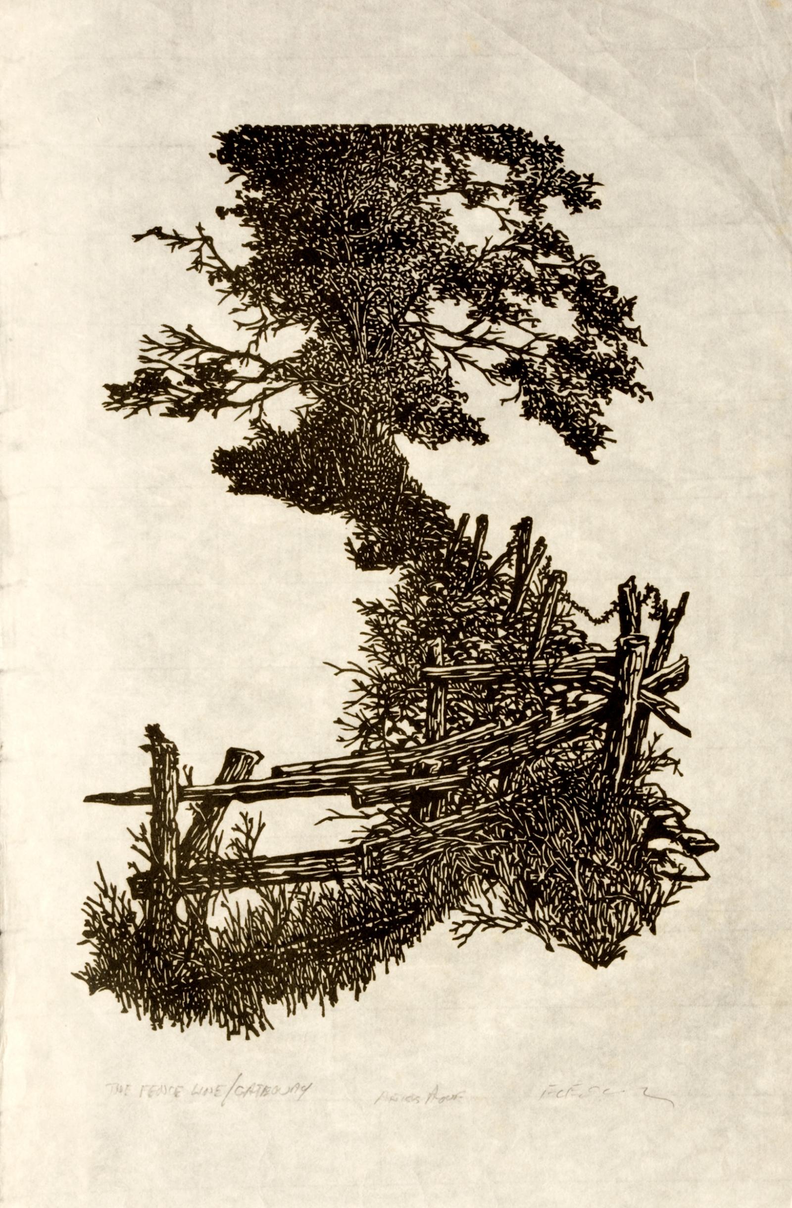 The Fence Line/Gateway, 1976 | The New York State Museum