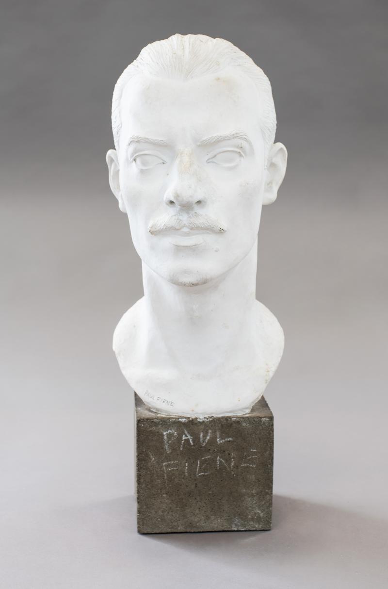 Portrait bust of the artist (Paul Fiene) | The New York State Museum